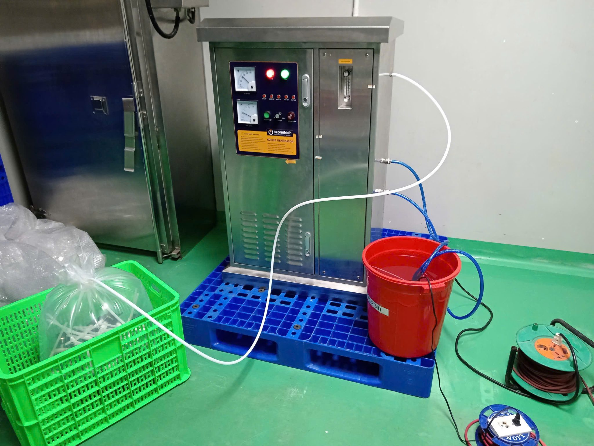 Sử dụng hệ thống Ozone khử trùng toàn diện cho xưởng sản xuất Mỹ Phẩm - ozonetech